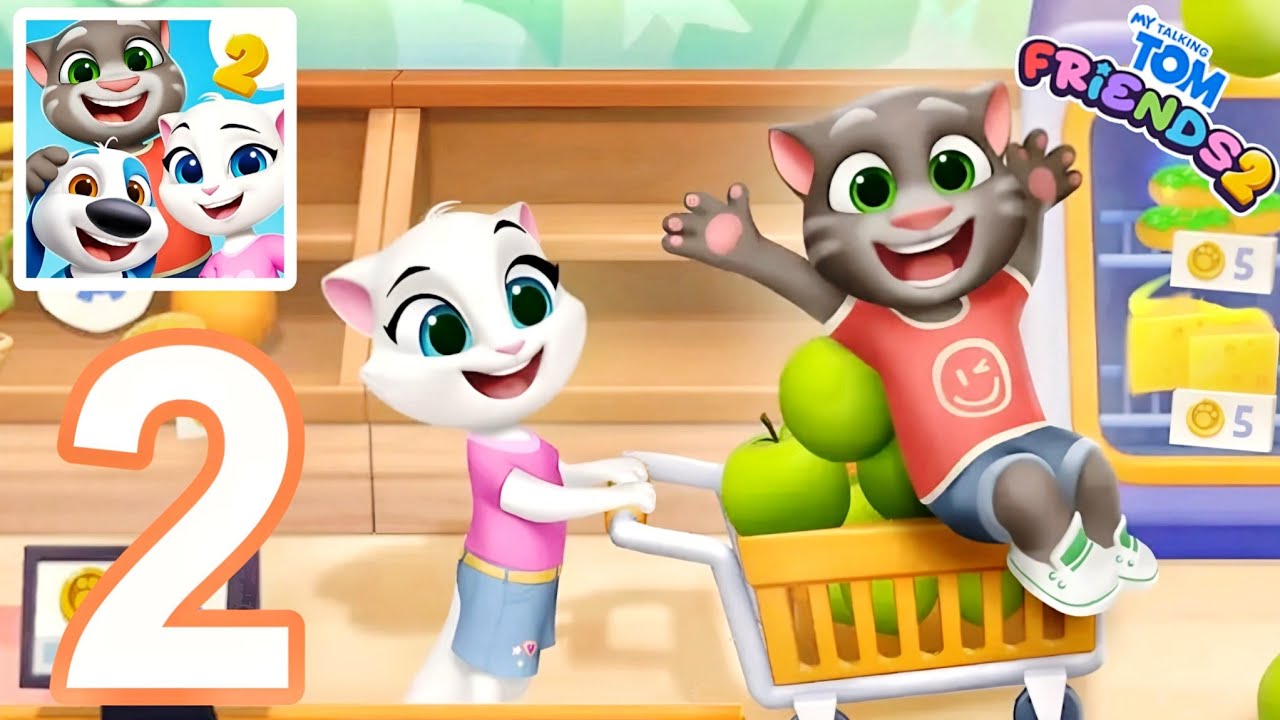 My Talking Tom Friends 2 Android/iOS Gameplay Part 2 (Early Access ...