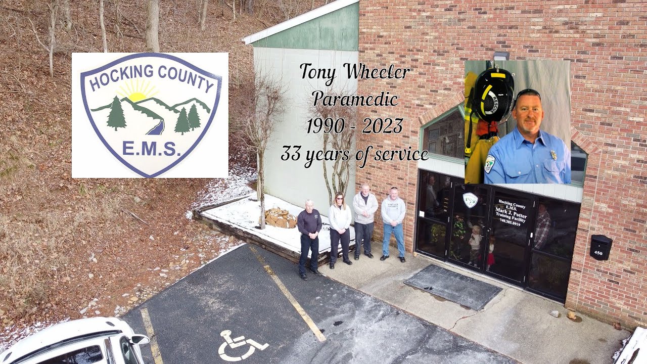 Tony Wheeler Paramedic Hocking County EMS retirement video February ...