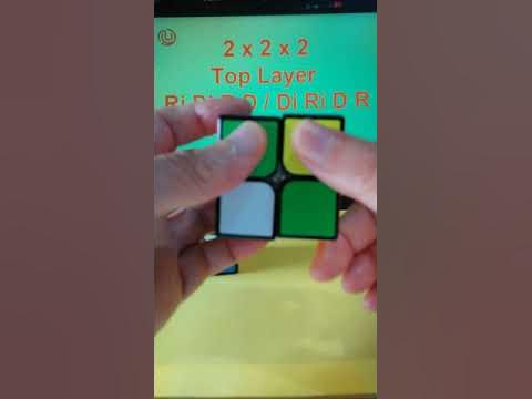 2x2x2 : Ri, Di, R, D. is the reversed algorithm of Di, Ri, D, R. and ...