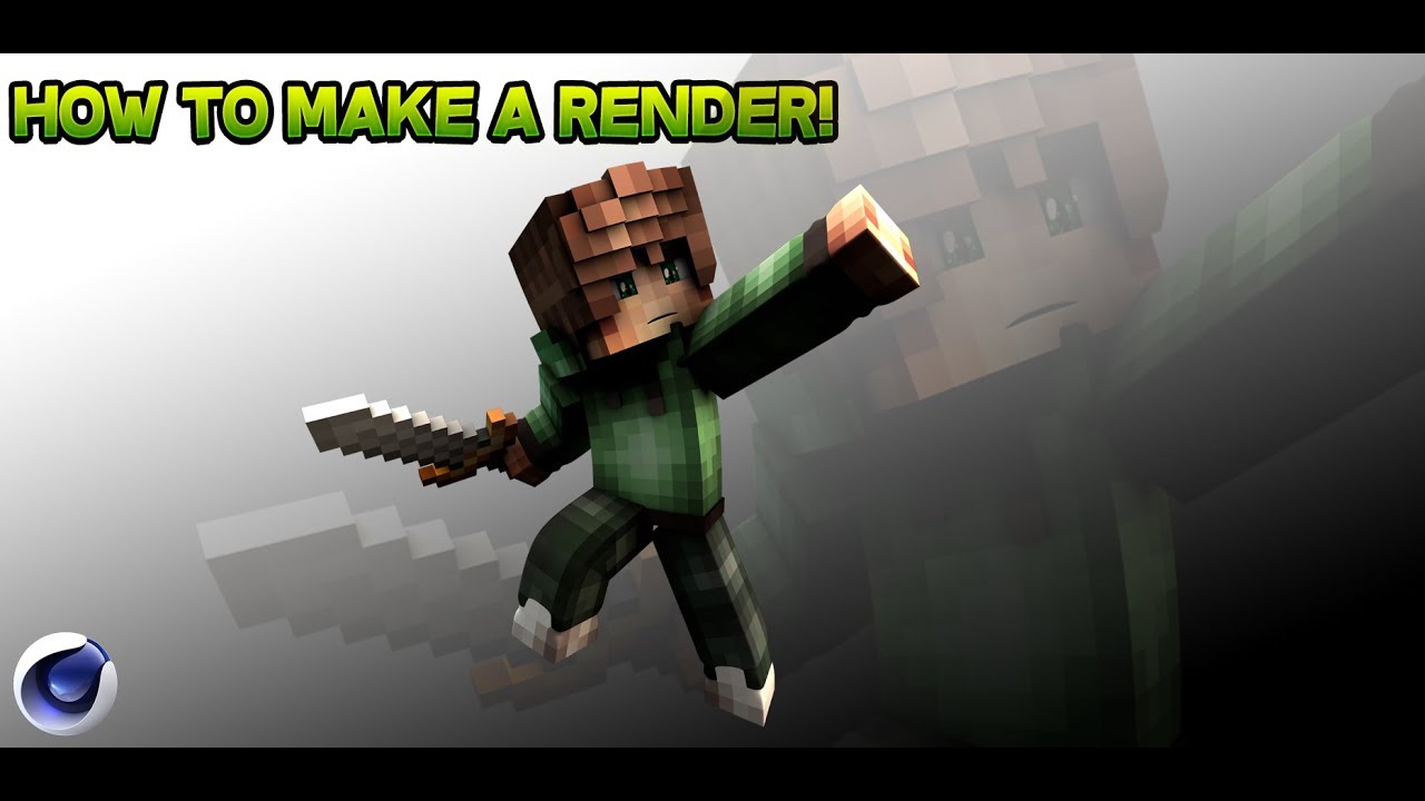 How to Make a Minecraft C4D Render! - YouTube