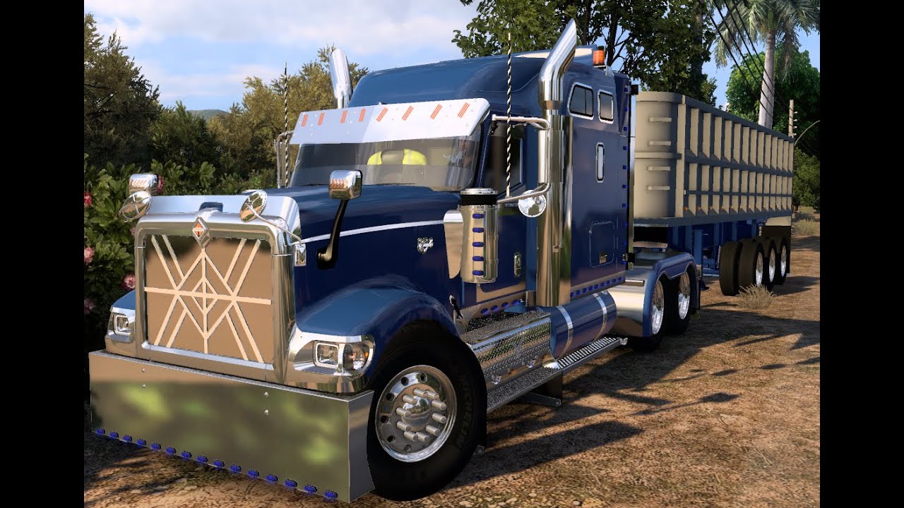 ATS// FLATBED LOAD OF PLY BOARD (SO MANY CRASHES) - YouTube