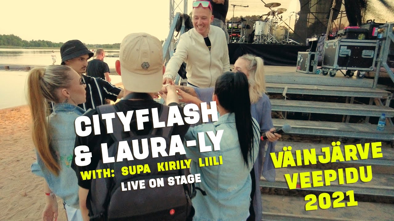 Cityflash & Laura Ly @ Väinjärve Veepidu 2021 - YouTube