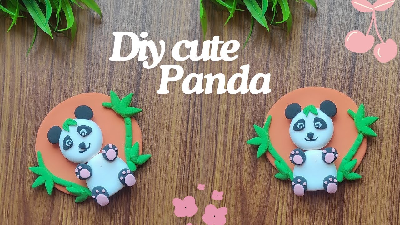 Diy cute little panda |amazing clay tutorial | Handcraft | claycraft ...