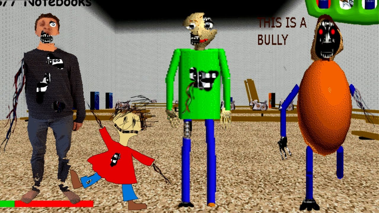 Baldi Basics In The New School 2 Beta - YouTube