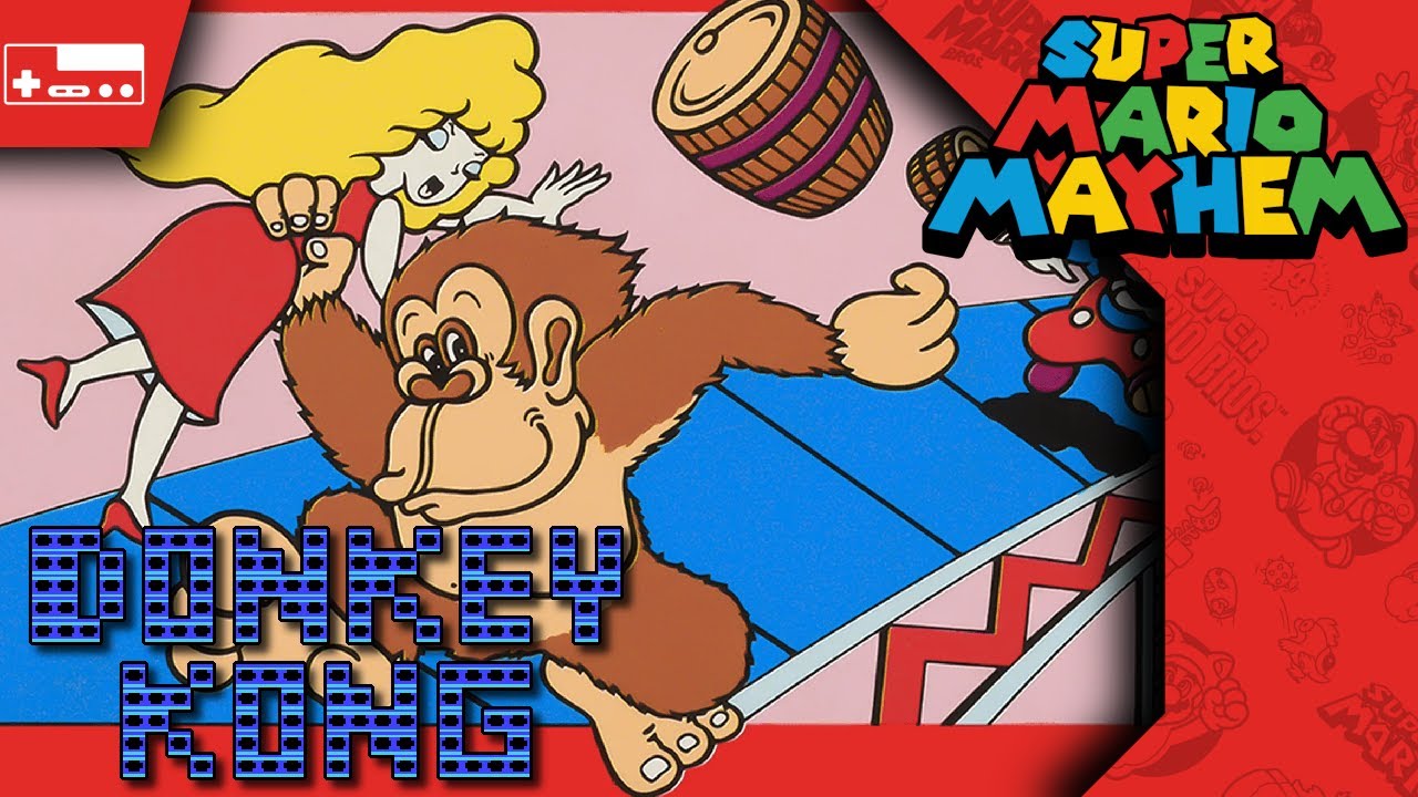 Donkey Kong (Famicom/NES) | Super Mario Mayhem - YouTube