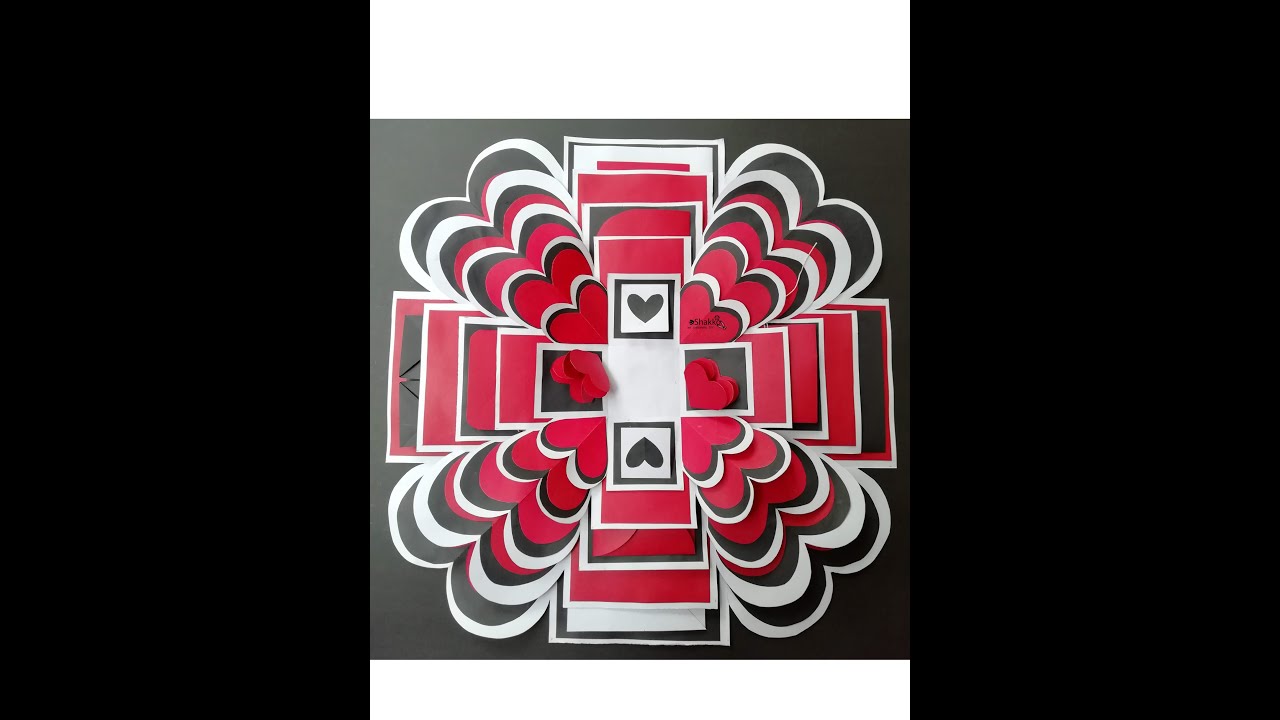5 Layer explosion box | Gift box | Handmade - YouTube