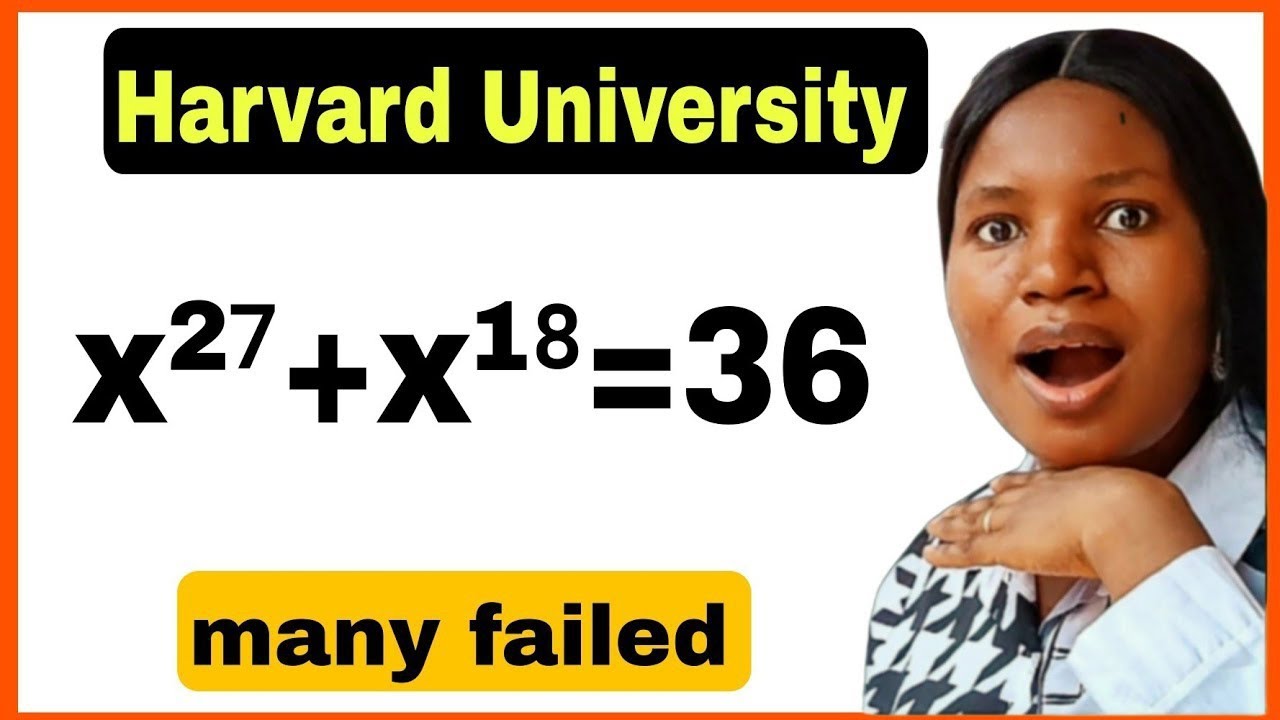 Algebra simplification|solve for x|math olympiad - YouTube