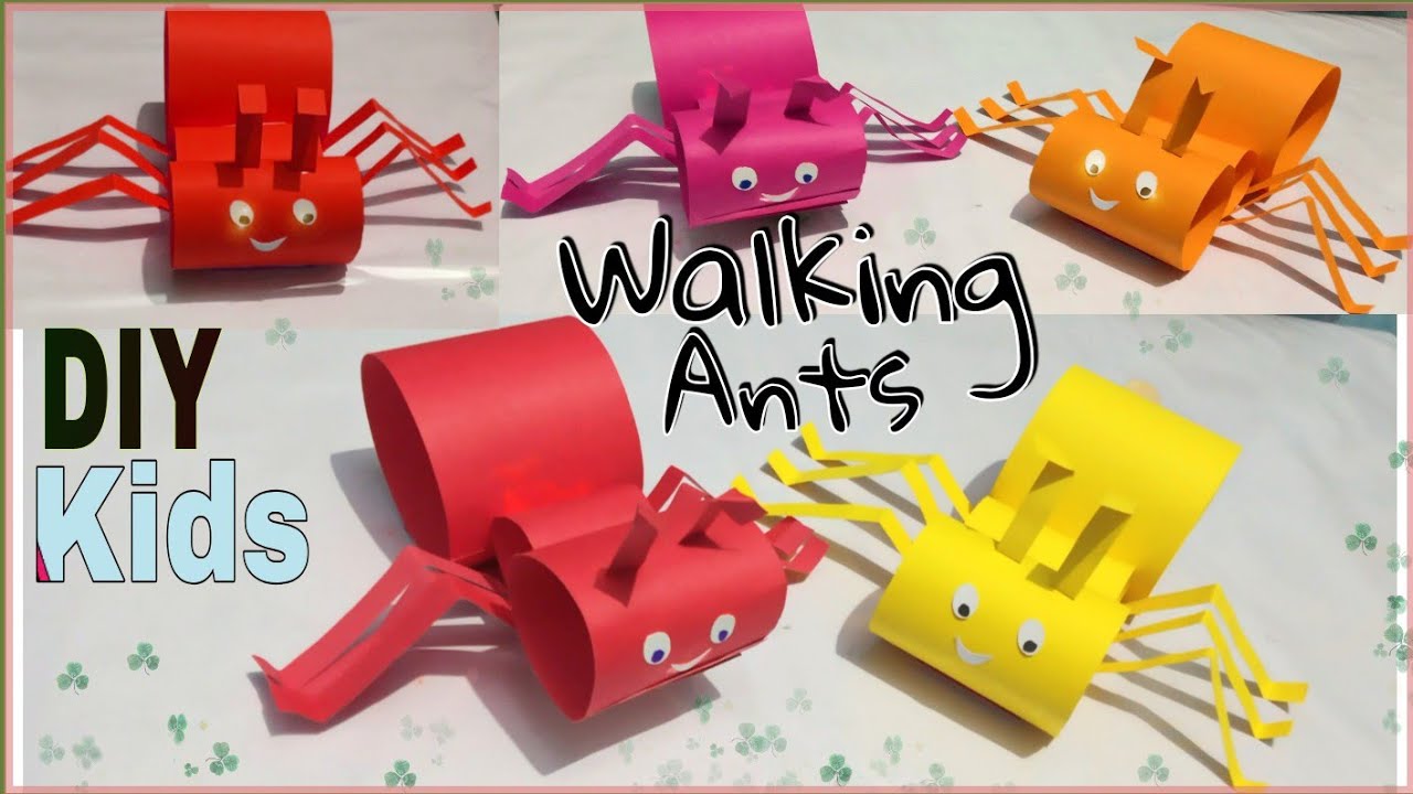 TLM/Walking Ants puppets/ Fun activity/moving paper toys/Paper toys ...