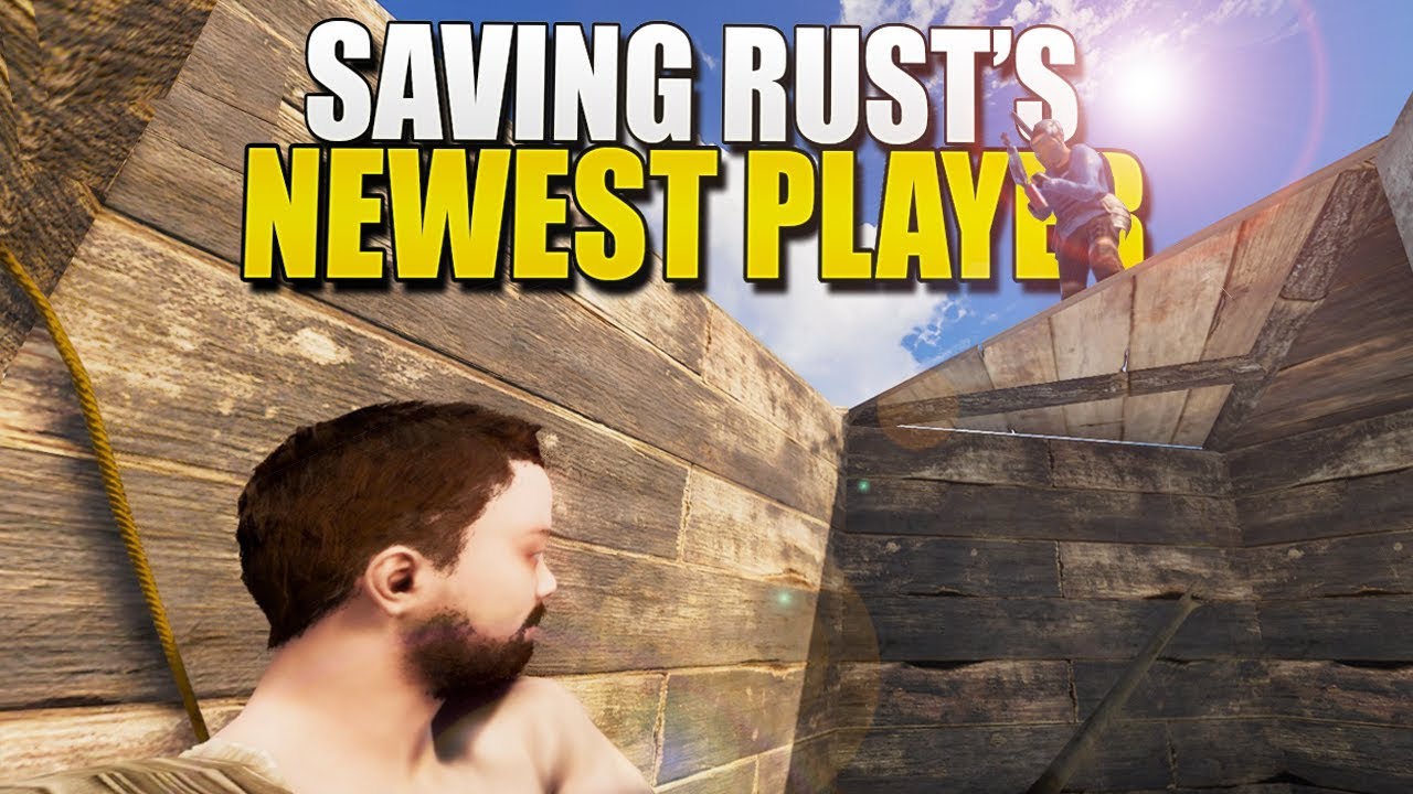 I SAVED RUST'S NEWEST PLAYER - 400k Subscriber Special (Rust) - YouTube