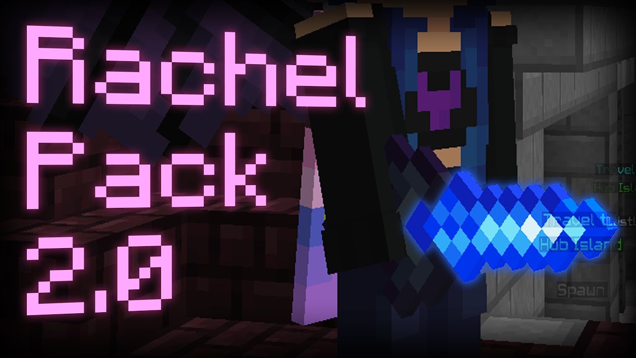 The most useful texture pack in Hypixel Skyblock (Rachel Pack) - YouTube