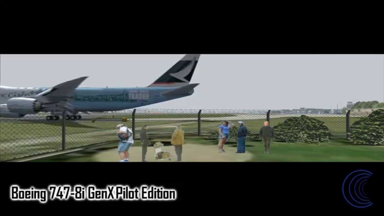 Boeing 747-8i GenX takeoff preview - YouTube