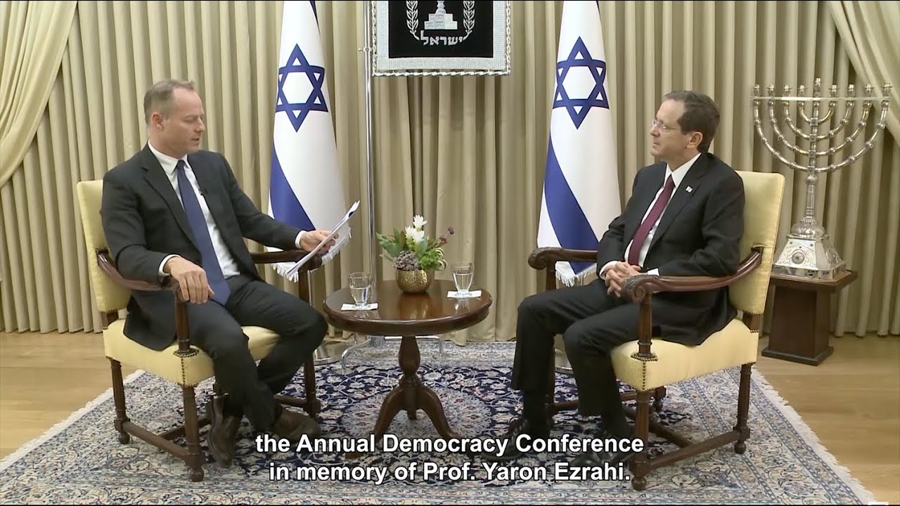 IDI Pres. Yohanan Plesner in Conversation with Pres. Isaac Herzog - the ...