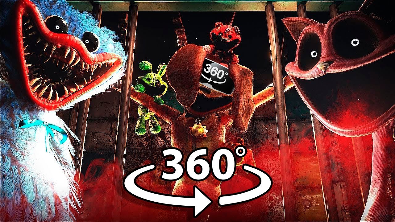 Poppy Playtime: Chapter 3 | Scary room part 3 | 360 VR - YouTube