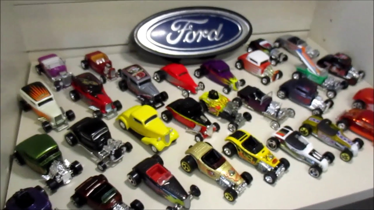 MY BIG COLECTION OF DIECAST FORD HOT RODS 1/64 1/43 1/18 SCALE FROM ...