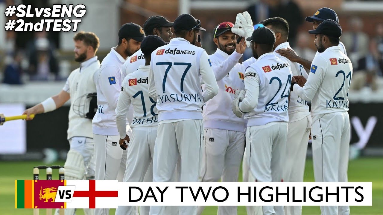 Sri Lanka vs England | SL vs ENG 2nd Test Day 2 Highlights 2024 | SL vs ...