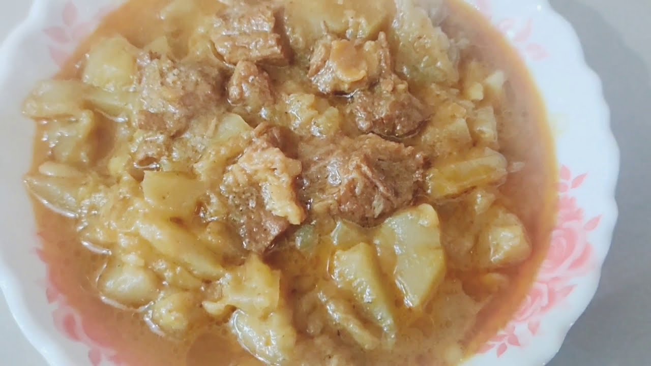 গরুর গোশত দিয়ে লাউয়ের রেসিপি ||lau Curry recipe|| - YouTube