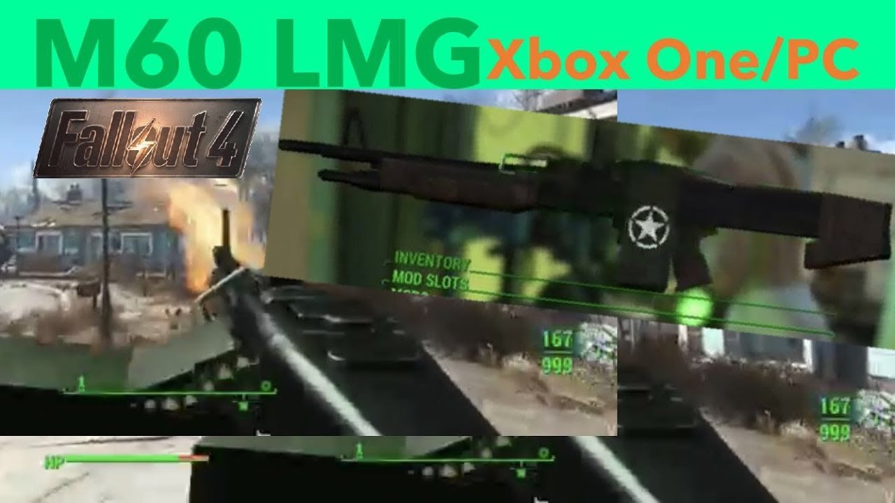 Fallout 4 Xbox One/PC Mods|M60 LMG - YouTube