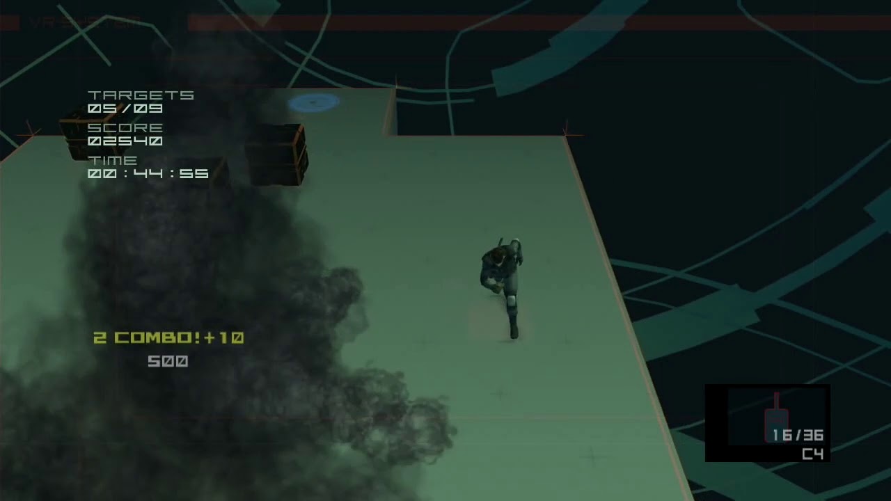 C4/CLAYMORE LEVEL 02 - MGS1 SNAKE - WEAPON MODE - VR Missions - Metal ...