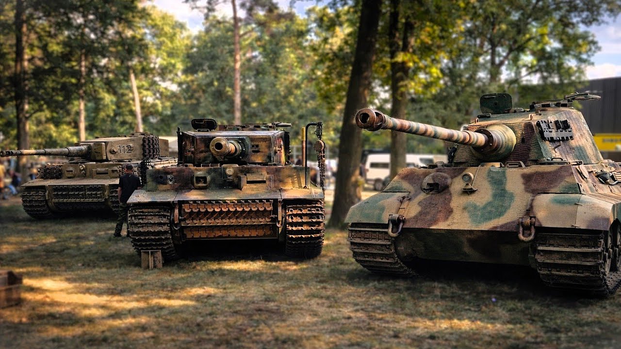 Tiger II and other rare vehicles in action | Militracks Overloon 2025 ...