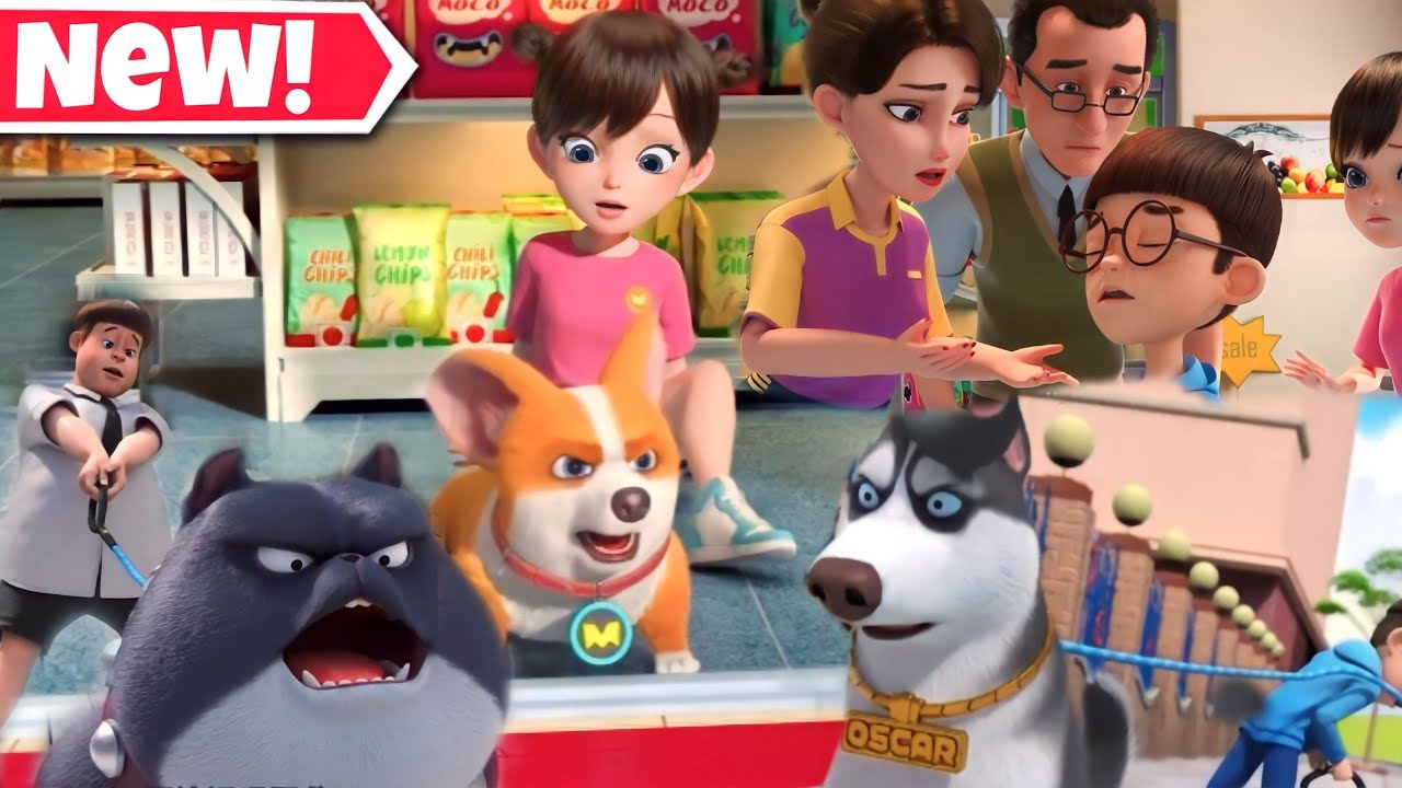 Moco doggy ko kyu aya gussa 😂 ️| Moco dog cartoon Hindi | #kartoon # ...