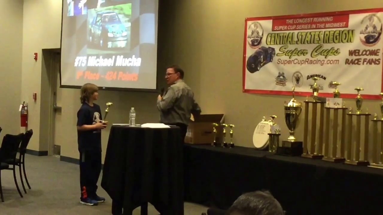 CSR Super Cups Banquet 2016 Michael Mucha 9th place in the championship ...