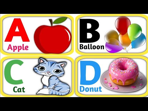 ABC Alphabet Song | A for apple phonics song ABCD Alphabet | Rhymes for ...