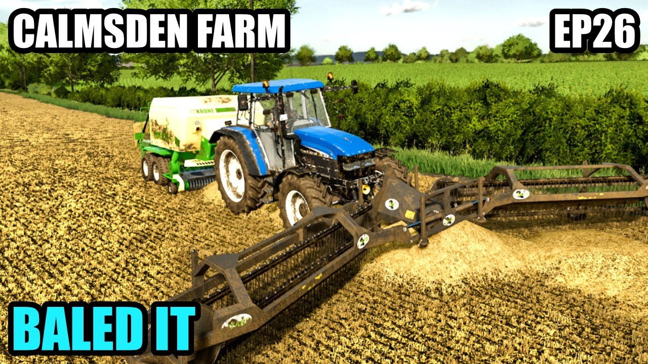 BALED IT | Calmsden Farm FS22 Let's Play - Farming Simulator 22 ...
