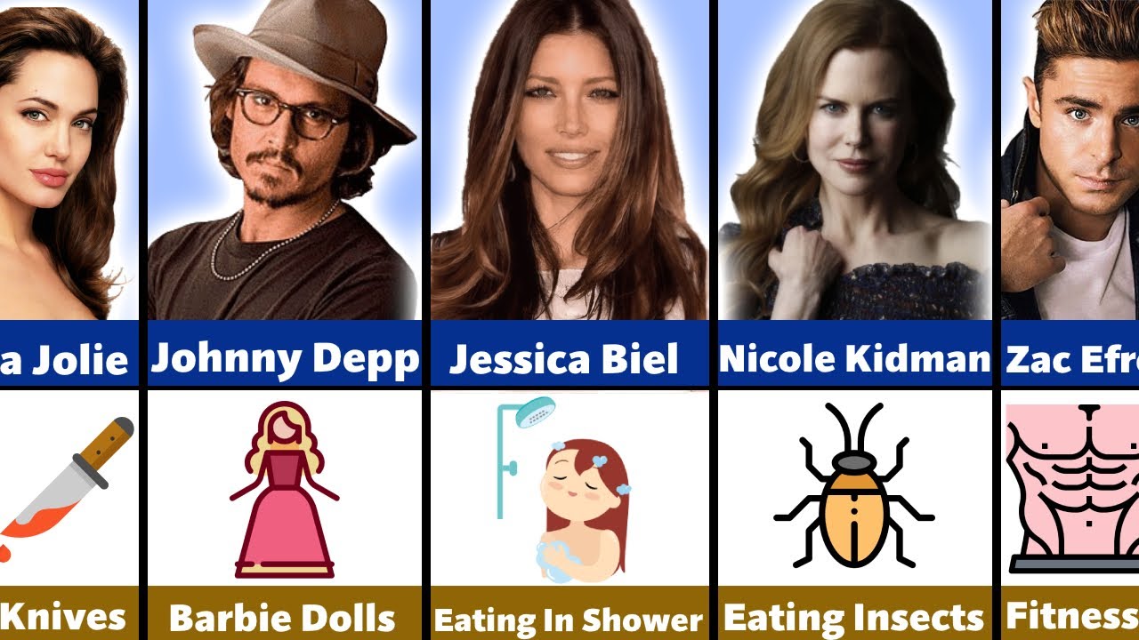 🤫 SECRET Addictions Of Famous Celebrities (100+) - YouTube