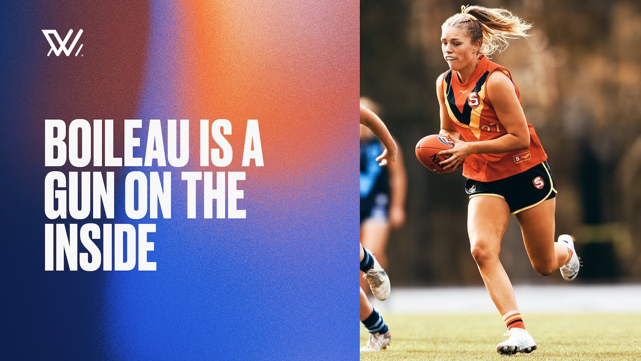 Brooke Boileau wins so much of the footy | Pick 22, Adelaide | 2023 ...