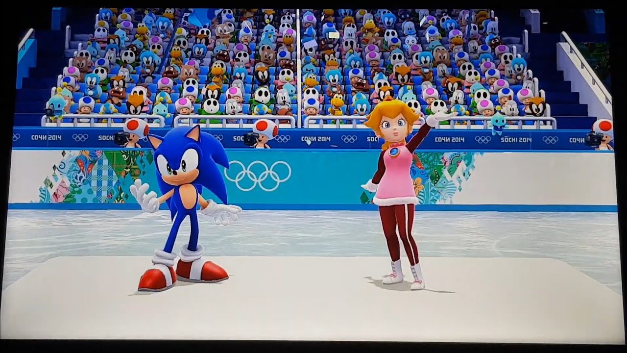 Mario & Sonic Sochi 2014 Figure Skating Pairs 018 (Team Sonic) - YouTube