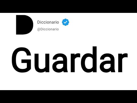 Guardar Significado En Español - YouTube