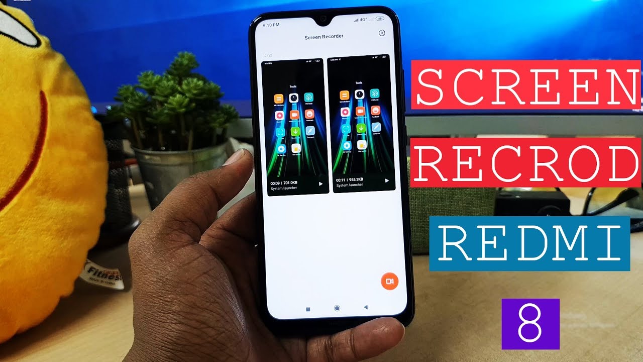 How to Screen record on Xiaomi Redmi Note 8 - YouTube