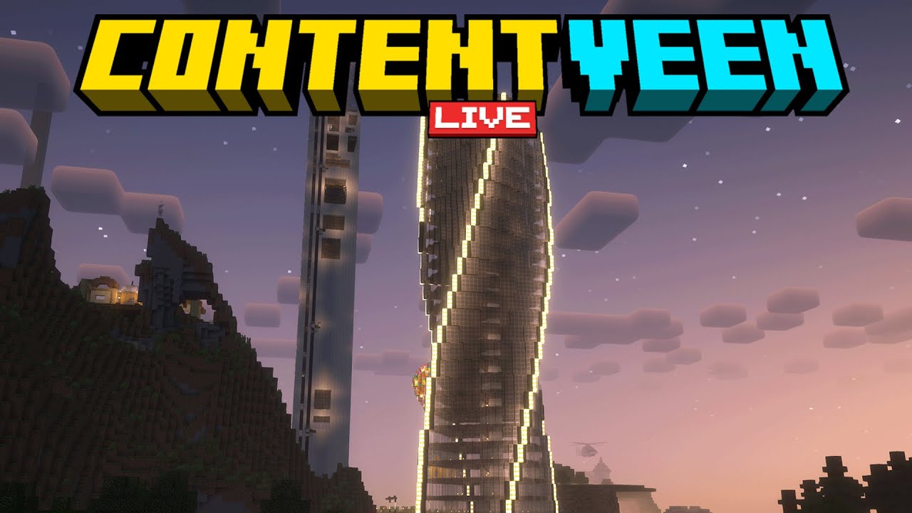 Ik 3D print een Toren in Minecraft Survival! - ContentVeen Live #31 - YouTube