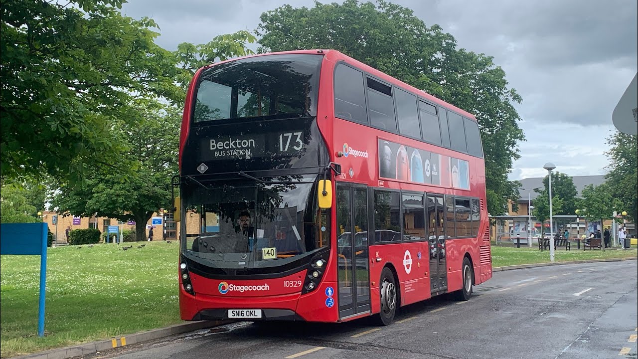 *Thrash + Fast* | Journey on route 173 | Stagecoach London 10329 ...