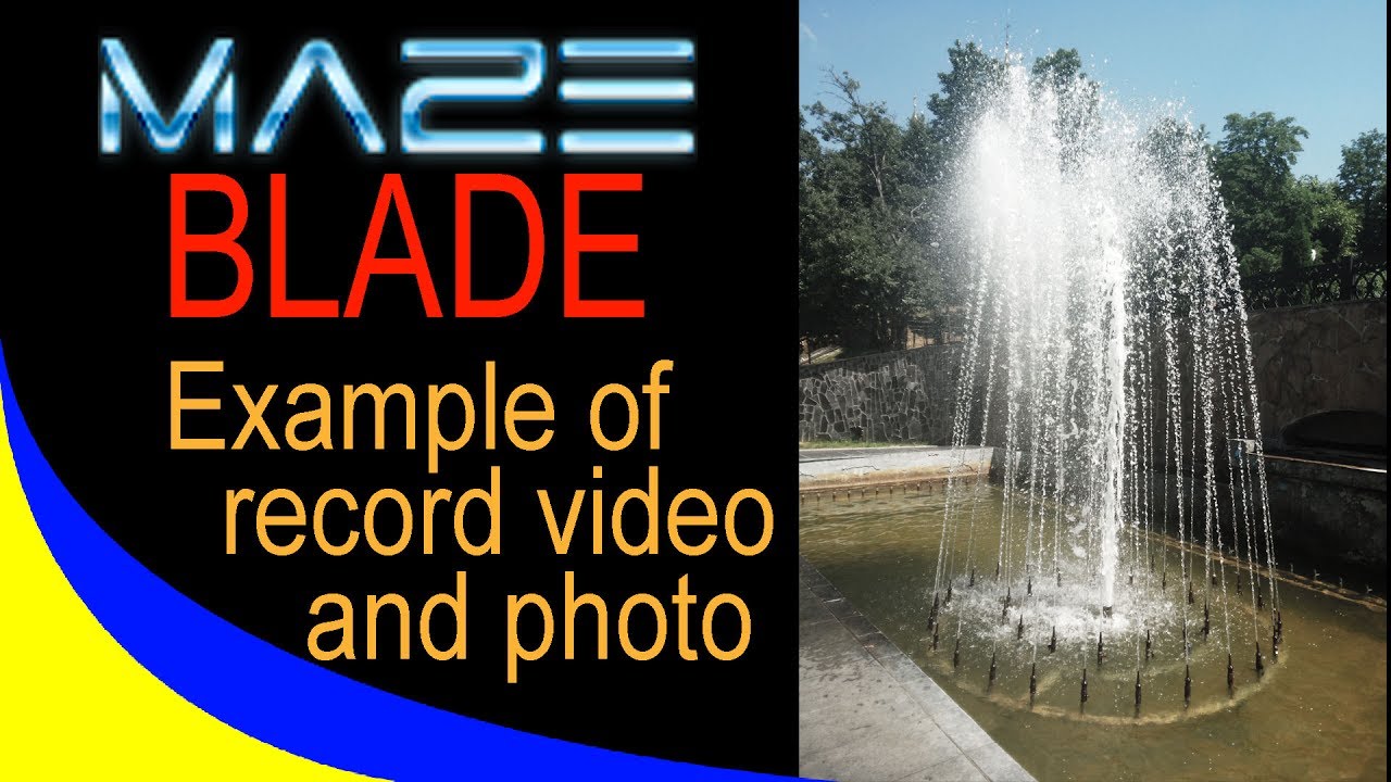 MAZE Blade. Пример записи видео и фото. Бюджетный стеклянный 4G ...