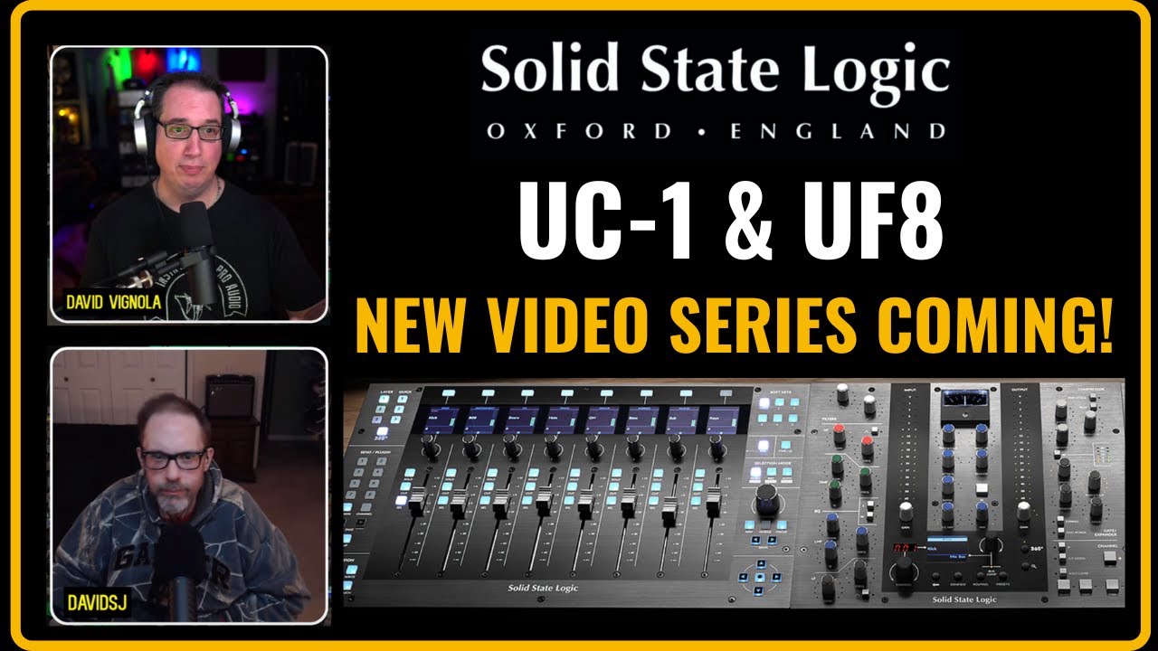 Solid State Logic | SSL | UF8 & UC1 | Daw Controller, Advanced Plugin Controller - YouTube
