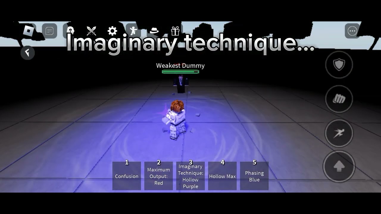 Hollow purple! (kyra gojo script) #roblox #tsb #gojo #purple - YouTube