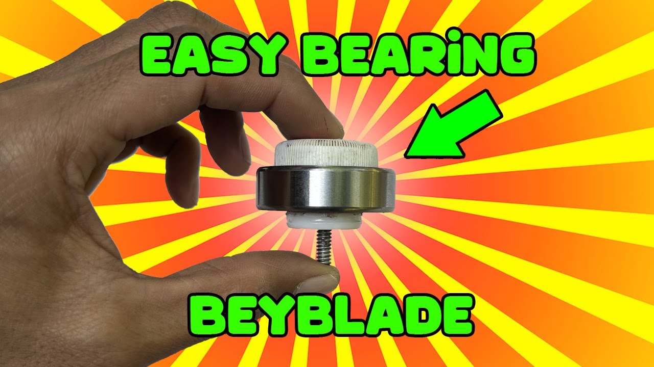 How to make Easy Strong Bearing Beyblade | bearing beyblade - YouTube