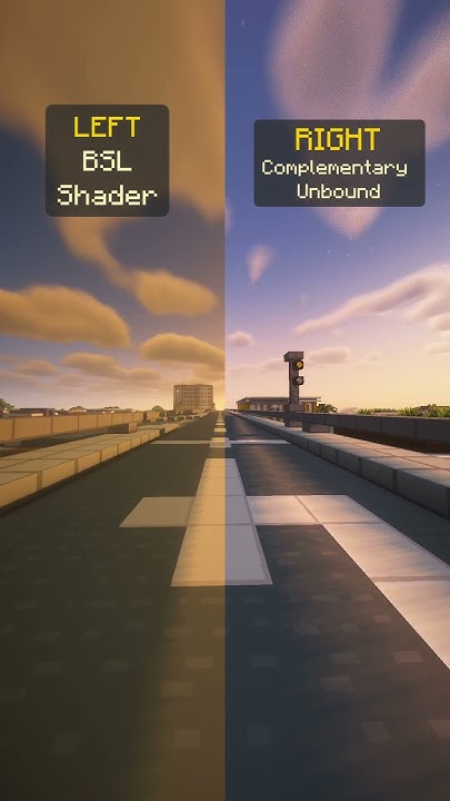 Minecraft Shaders: Complentary Unbound or BSL Shader? #shorts - YouTube