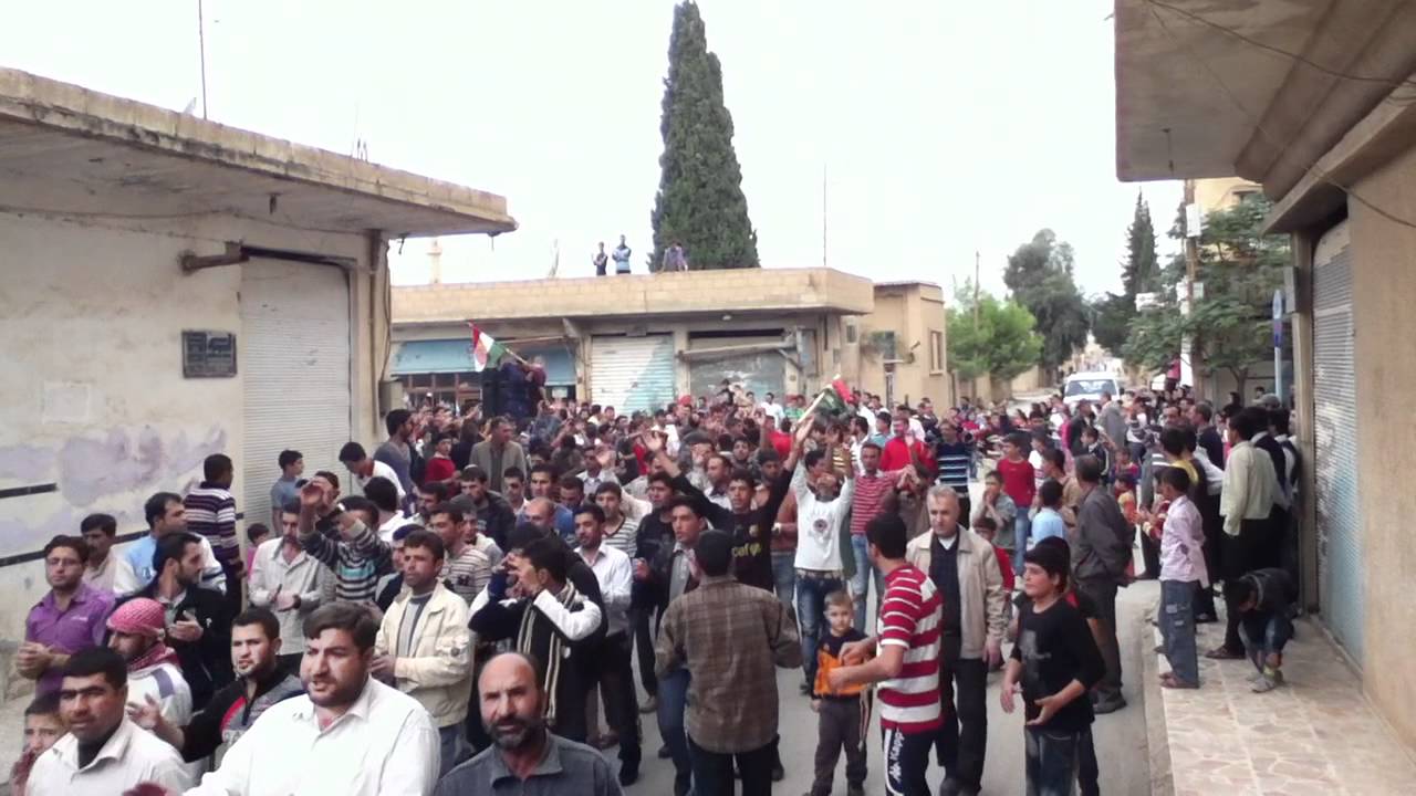 Dissident demonstration in Amudah (Amûdê, Syria) - Oktober 28, 2011 www ...