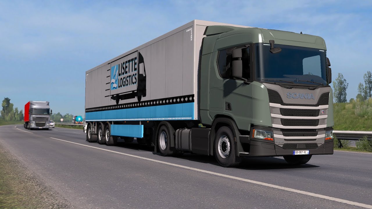 ETS 2 1.33 - SCANIA R370 - Trip: Rennes - Limoges - YouTube