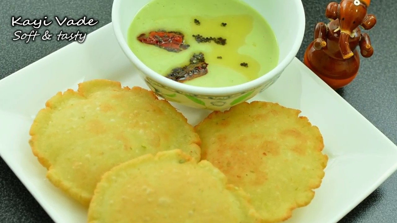 Kayi Vade | Coconut vada | Mangalore style kayi vade Recipe - YouTube