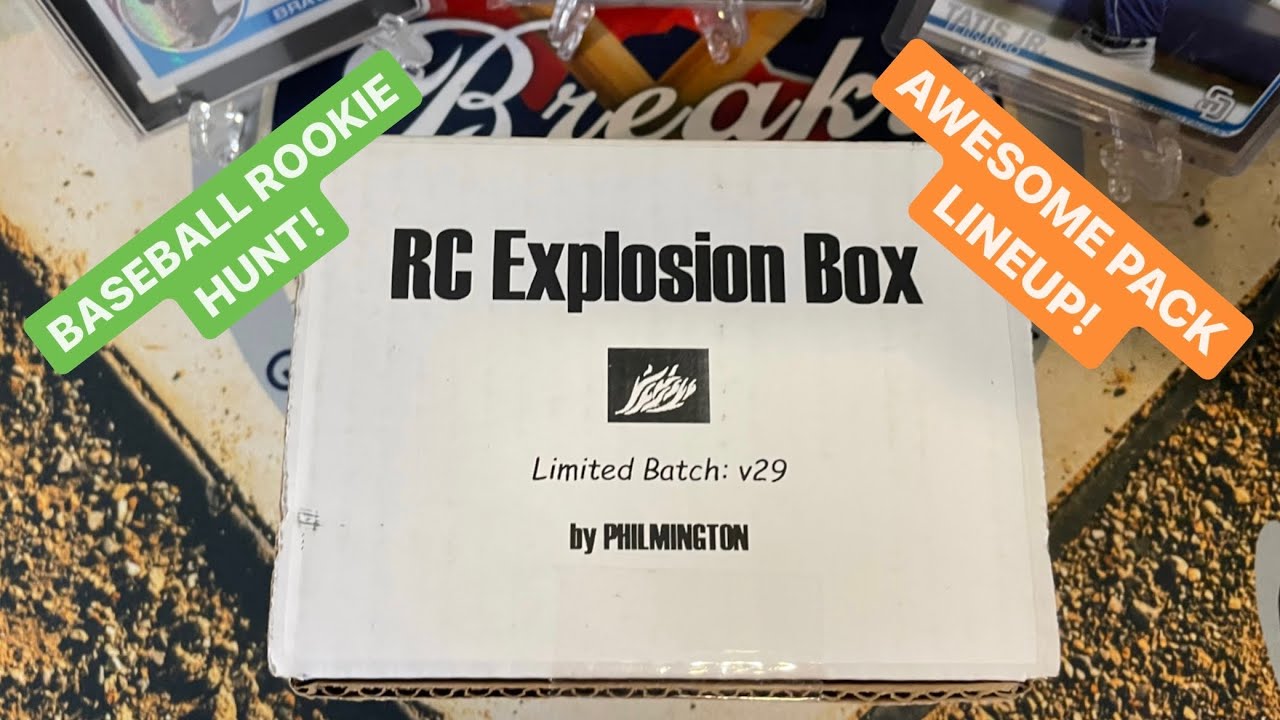 Rookie Card Explosion Box Baseball V 29! ** Nice Pack Lineup! ** - YouTube