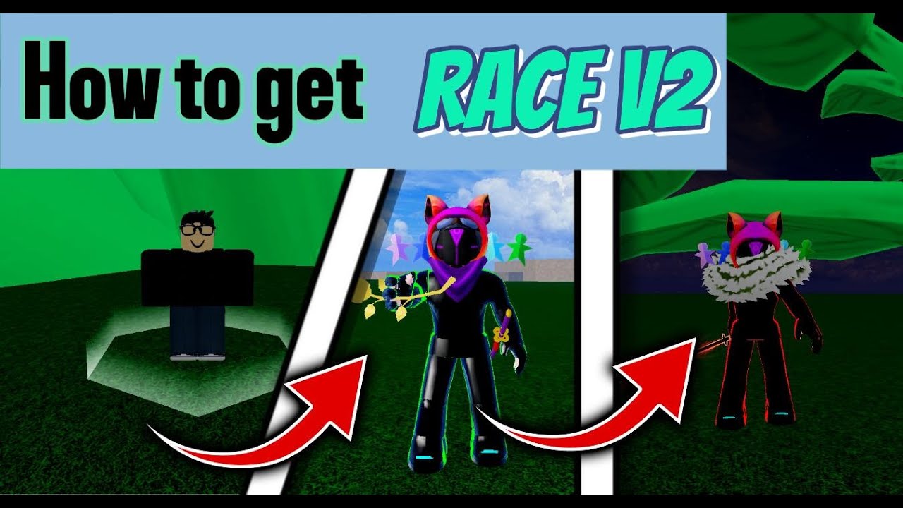 How To Get Race v2 Easy Guide (BloxFruit) - YouTube