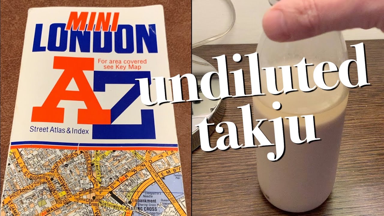 Undiluted takju in London 탁주 / Sooldanji / Ogam Tapas Bar - YouTube