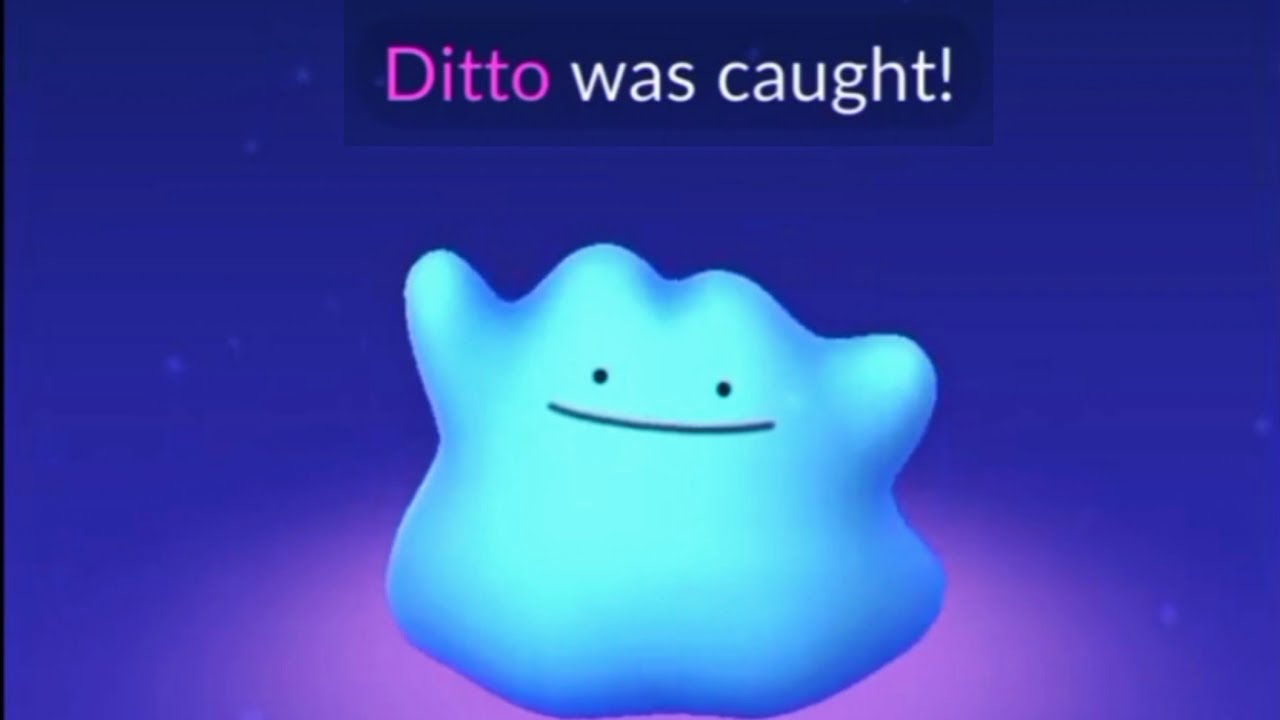 omg! caught Shiny DITTO inadvertently...😧 - YouTube