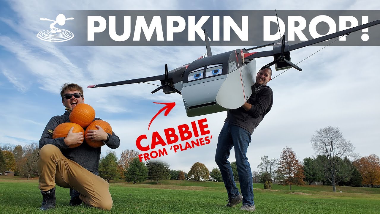 Pumpkin Drop? from a GIANT RC Plane?! 😨 💣 - YouTube