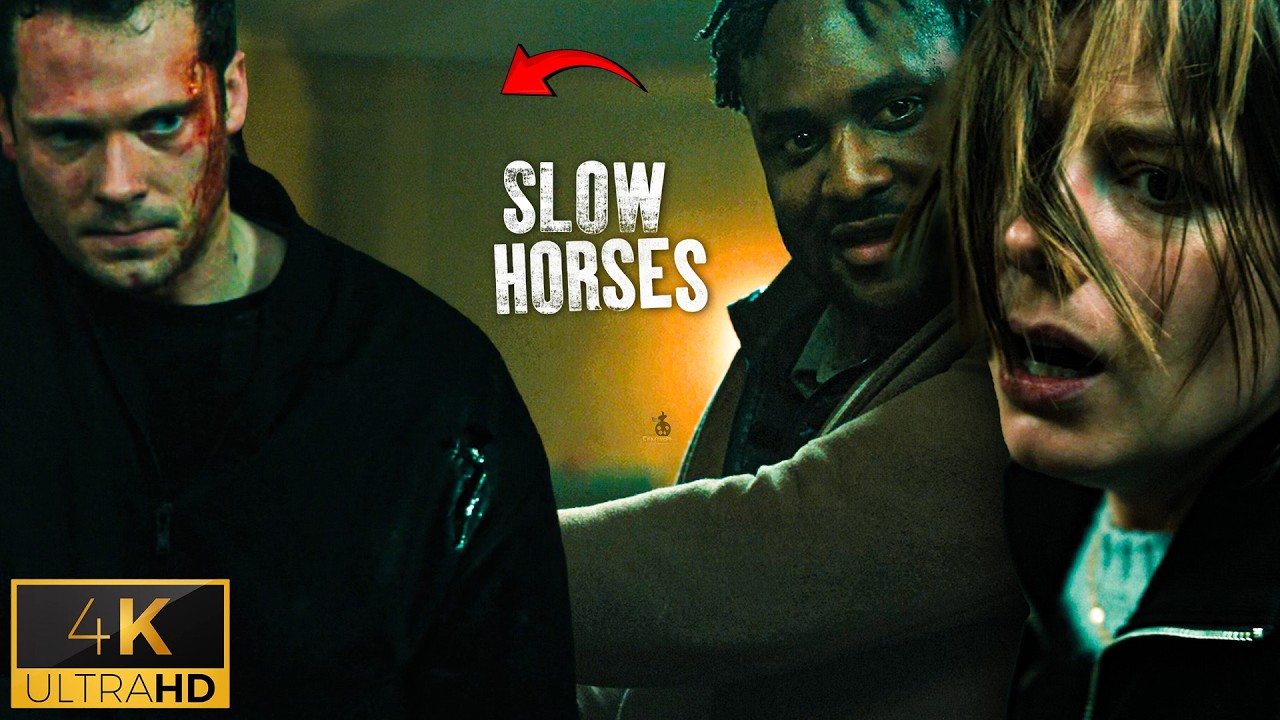 Marcus Dies Protecting Slough House - Slow Horses S4E6 4K Scene - YouTube