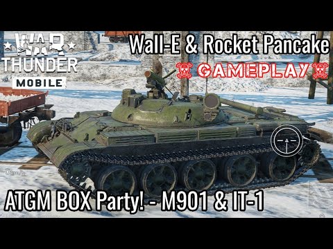 War Thunder Mobile - ATGM BOX ATTACK! - M901 Wall-E & IT-1! - Two of ...