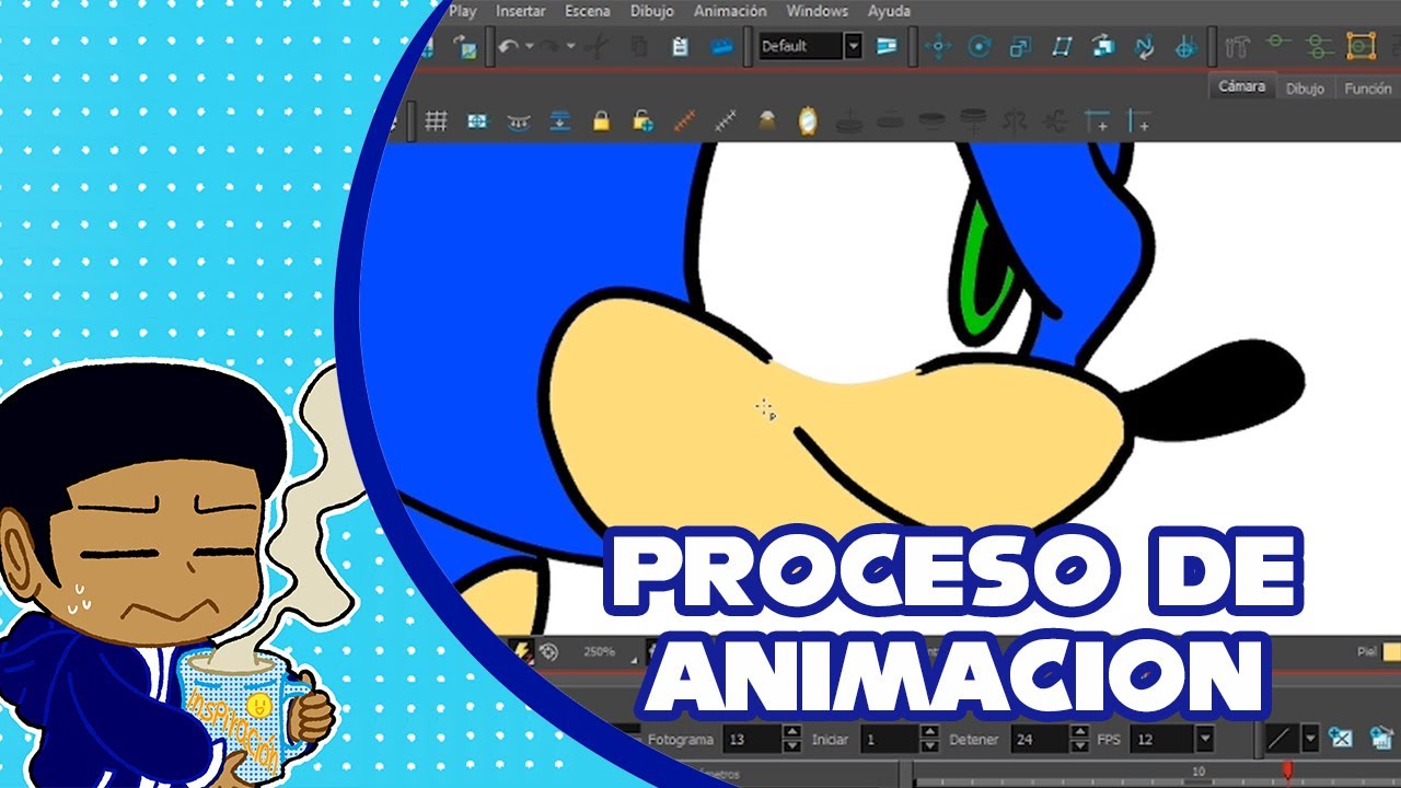 Sonic Running - Proceso De Animación - JDavidM - YouTube